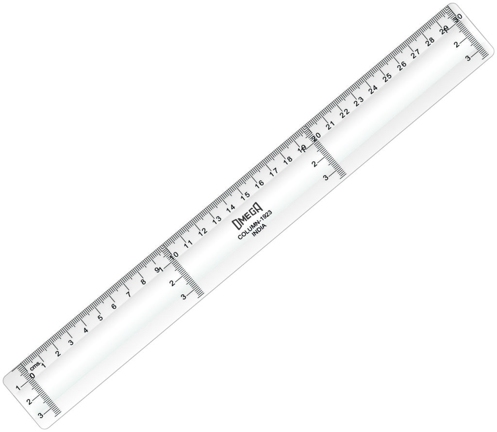1923 - Omega Ruler Column 30 Cms - Allied Instruments Private Limited